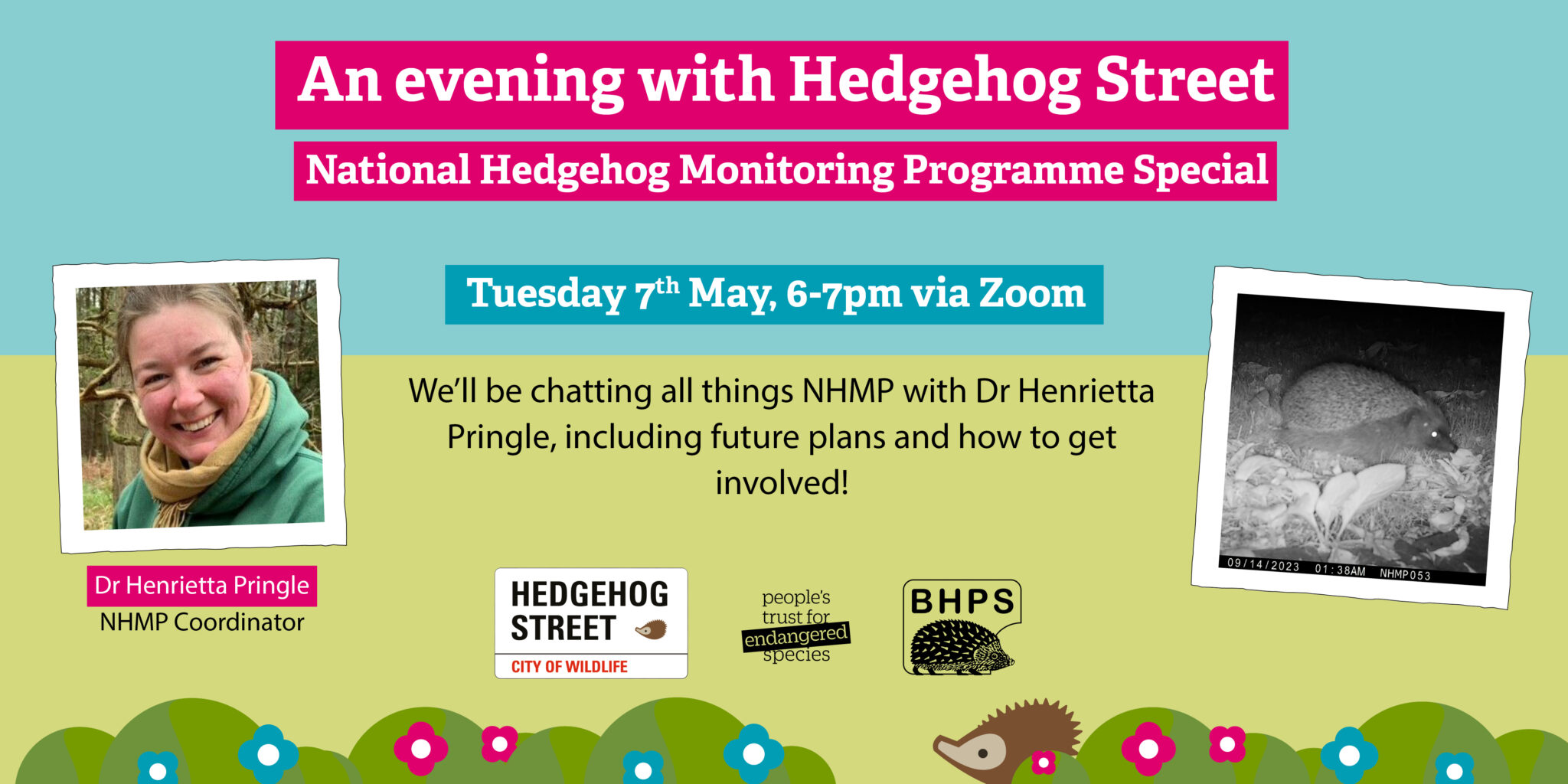 An evening with Hedgehog Street: NHMP special - Hedgehog Street